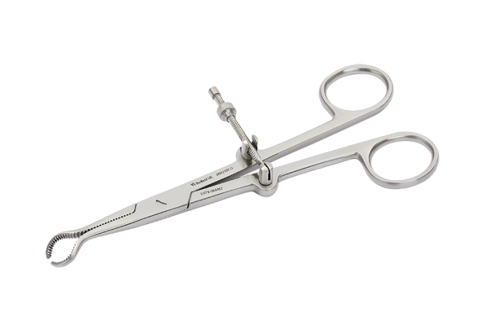 Serrated Bone Holding Forceps 140mm W/ 7mm Gap – Vetman