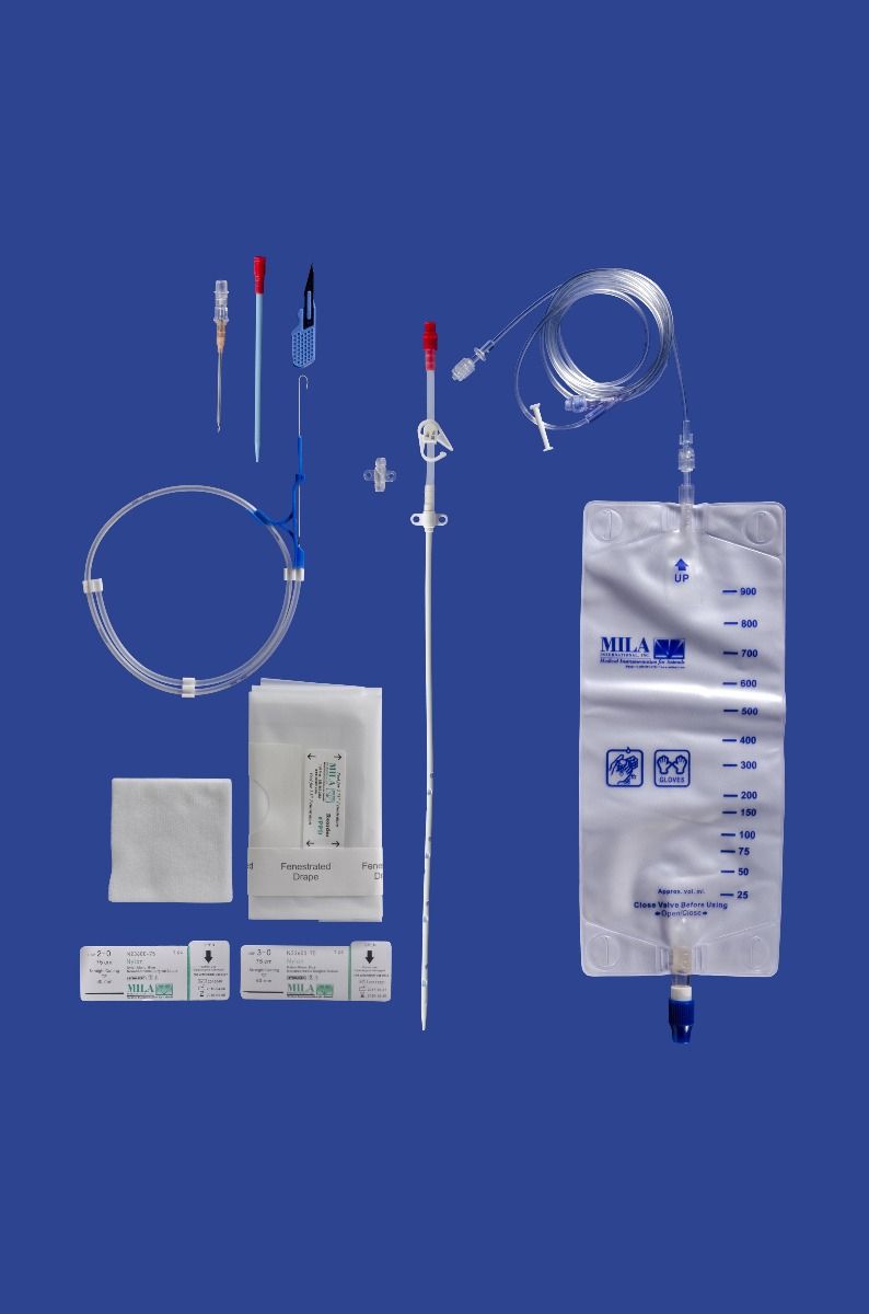 Percutaneous Peritoneal Drain Kit (Peritoneal Dialysis)- Seldinger Pla ...